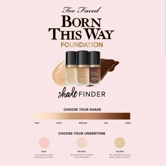 Too Faced | Makeup | Nwt Too Faced Born This Way Foundation Caramel ...